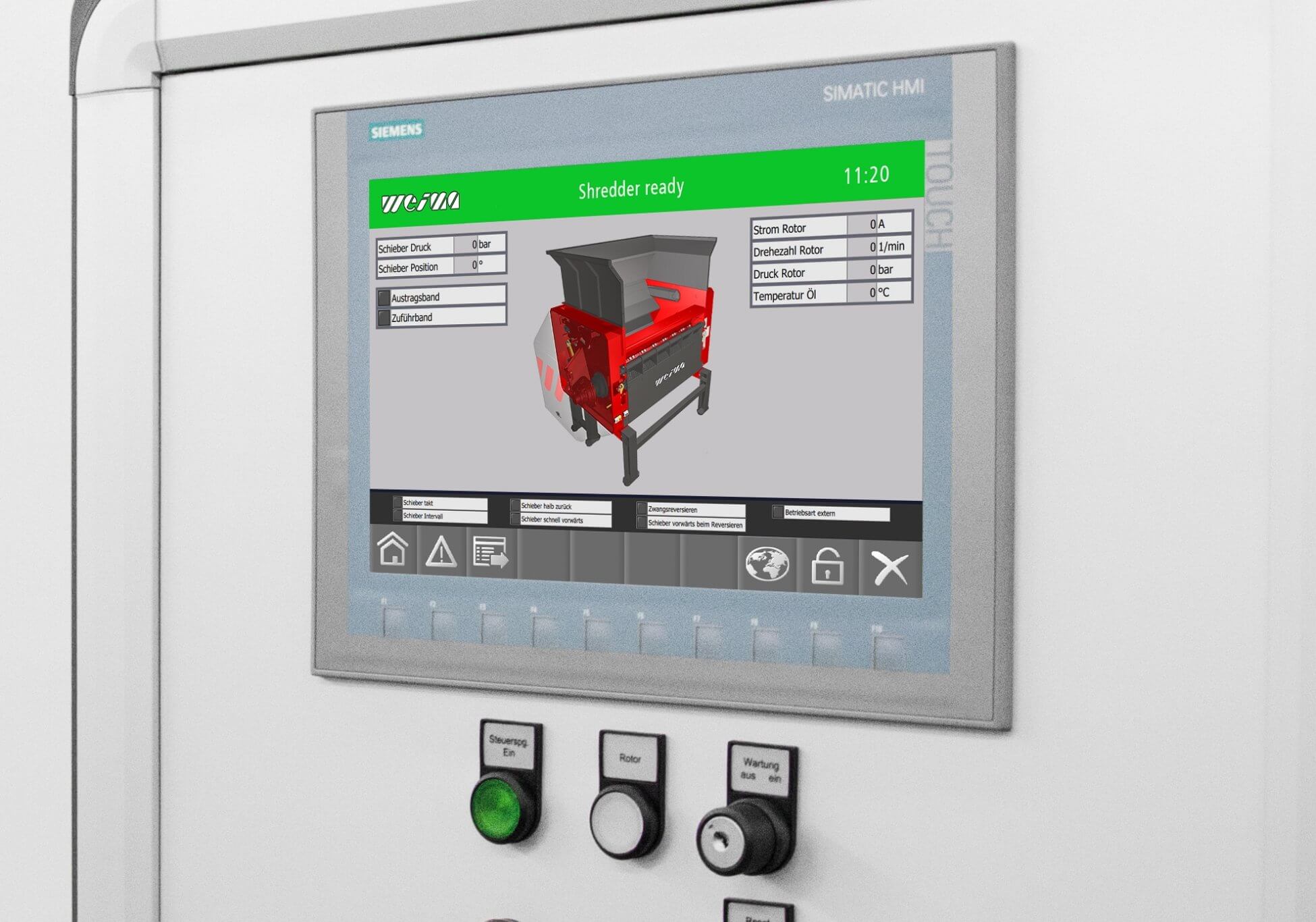 SPS-Steuerung Siemens - WEIMA Maschinenbau