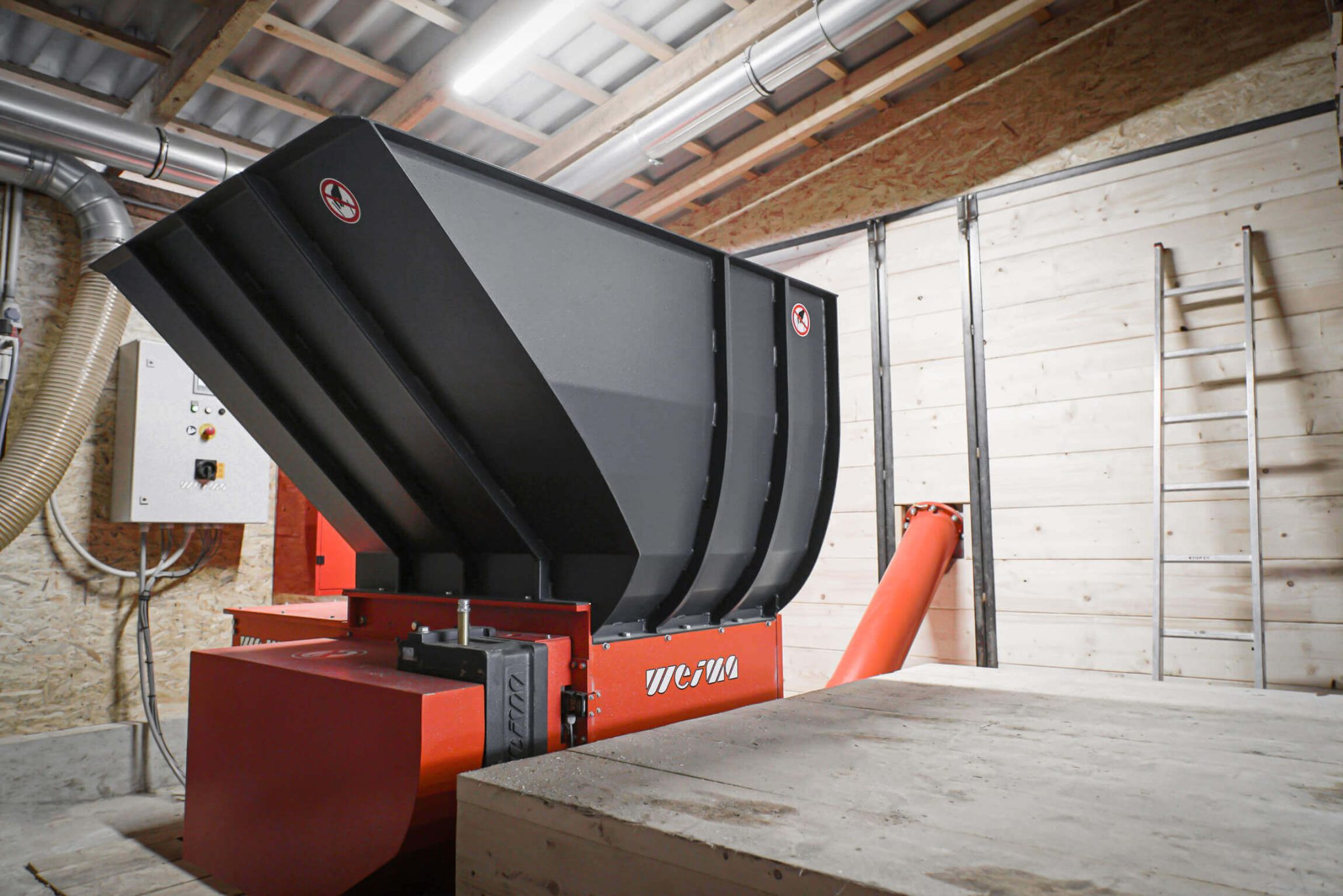 Five in One – Heating with Wood Waste - WEIMA Maschinenbau
