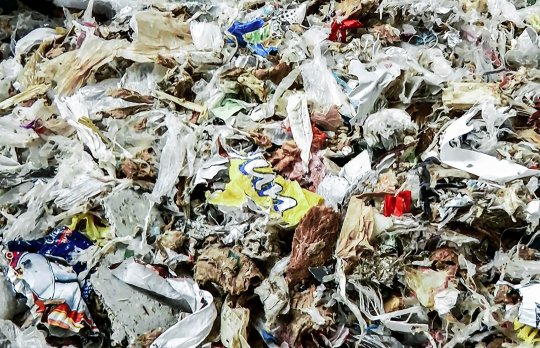 Shredding pulper ropes | reject | strings from paper recycling