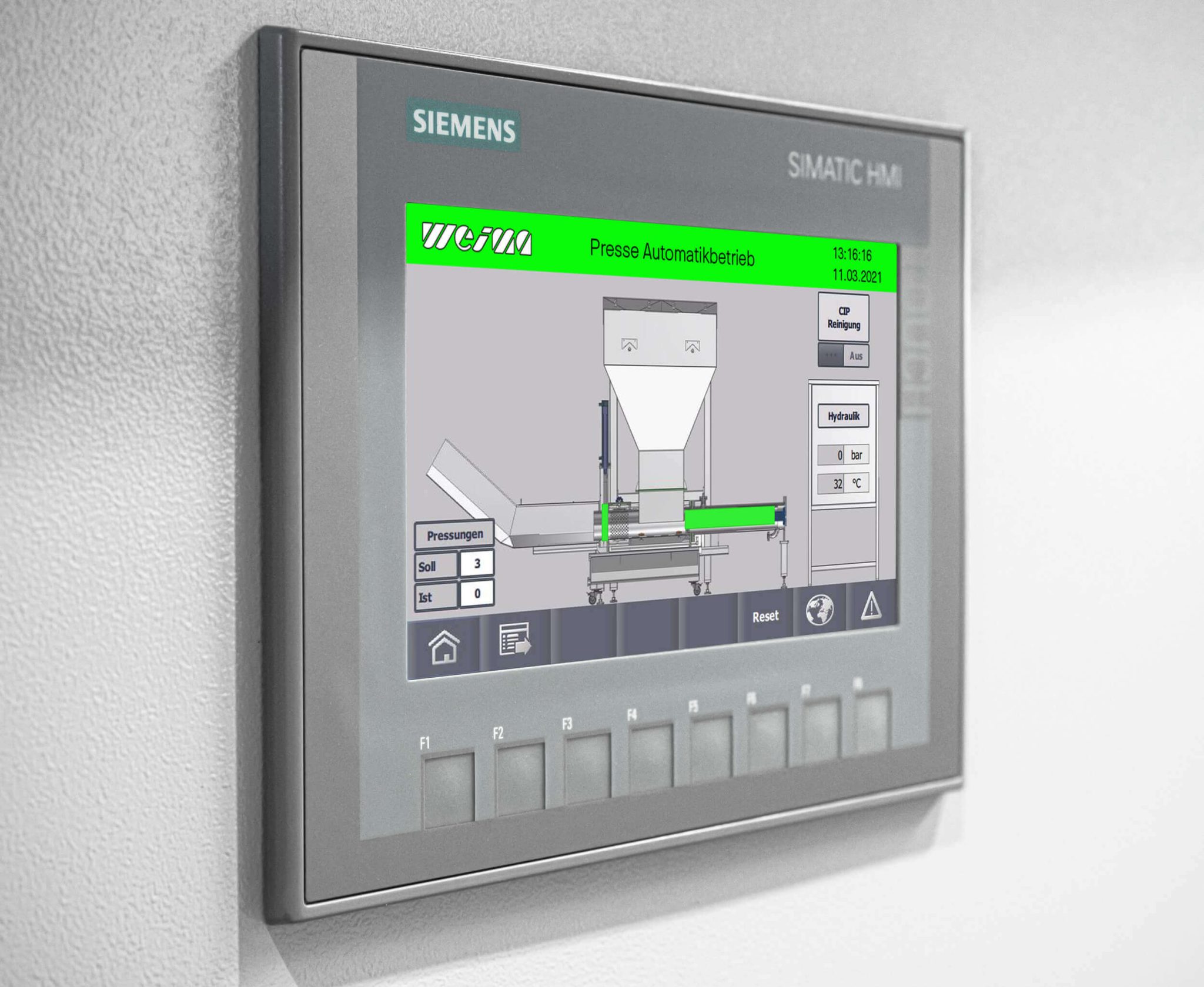 WEIMA drainage press G.300 for packaging