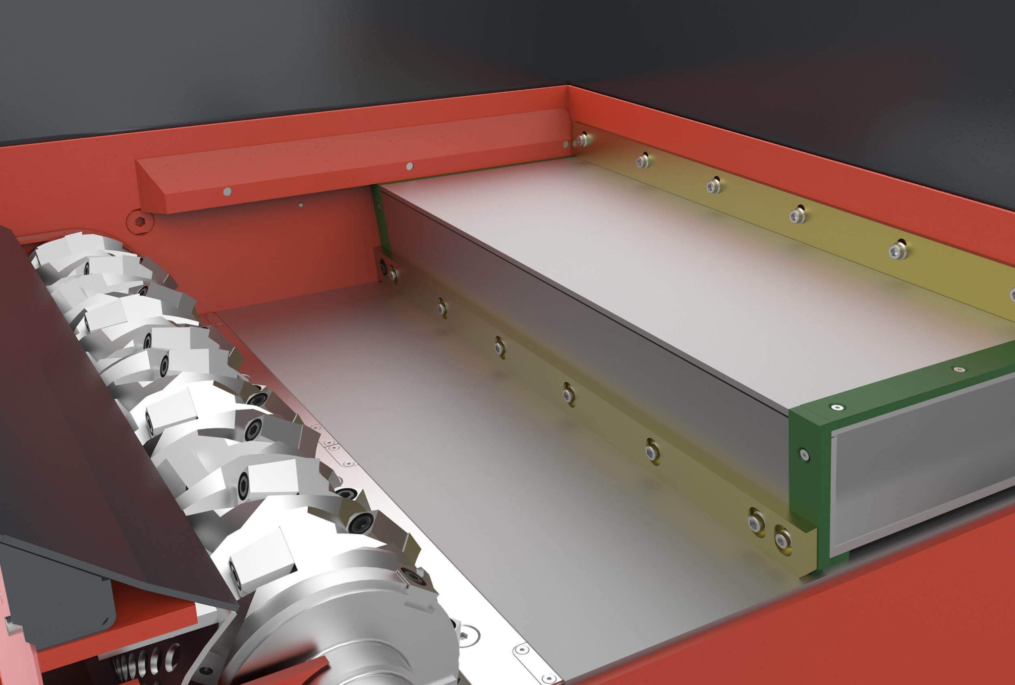 Single-shaft shredder WLK 800 for high throughput capacities