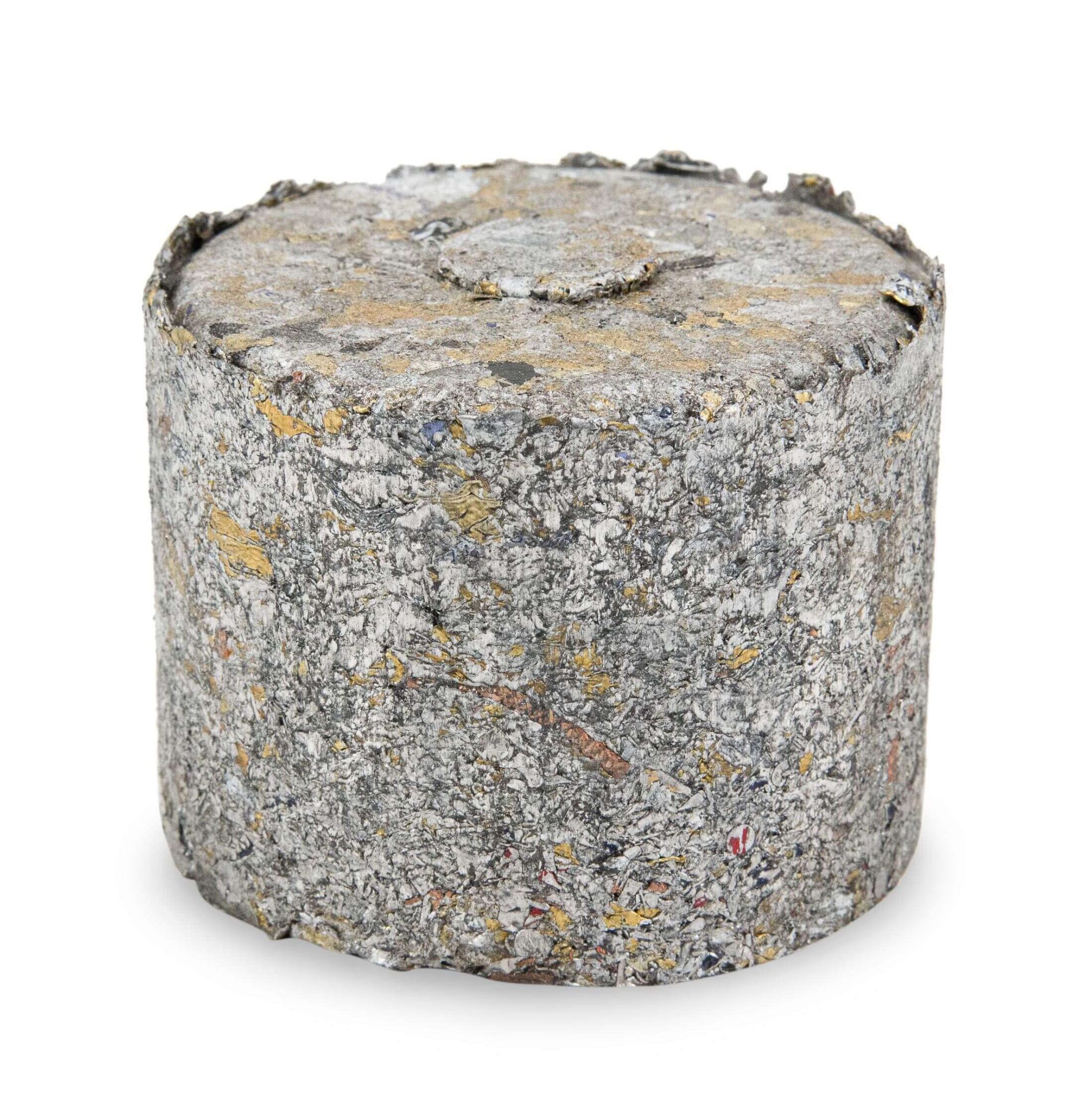Aluminum milling chips metal waste briquetting, disposal and recycling