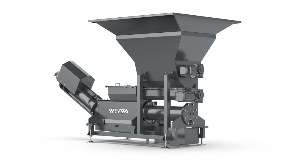 Metal + plastic swarf drainage press and recycling | WEIMA C.200