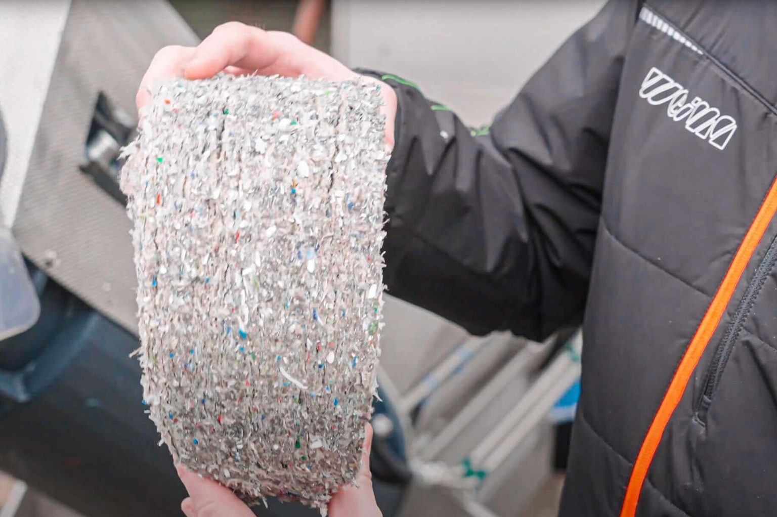 Washing Line Plastic Recycling Rejects | Fines Dewatering Press
