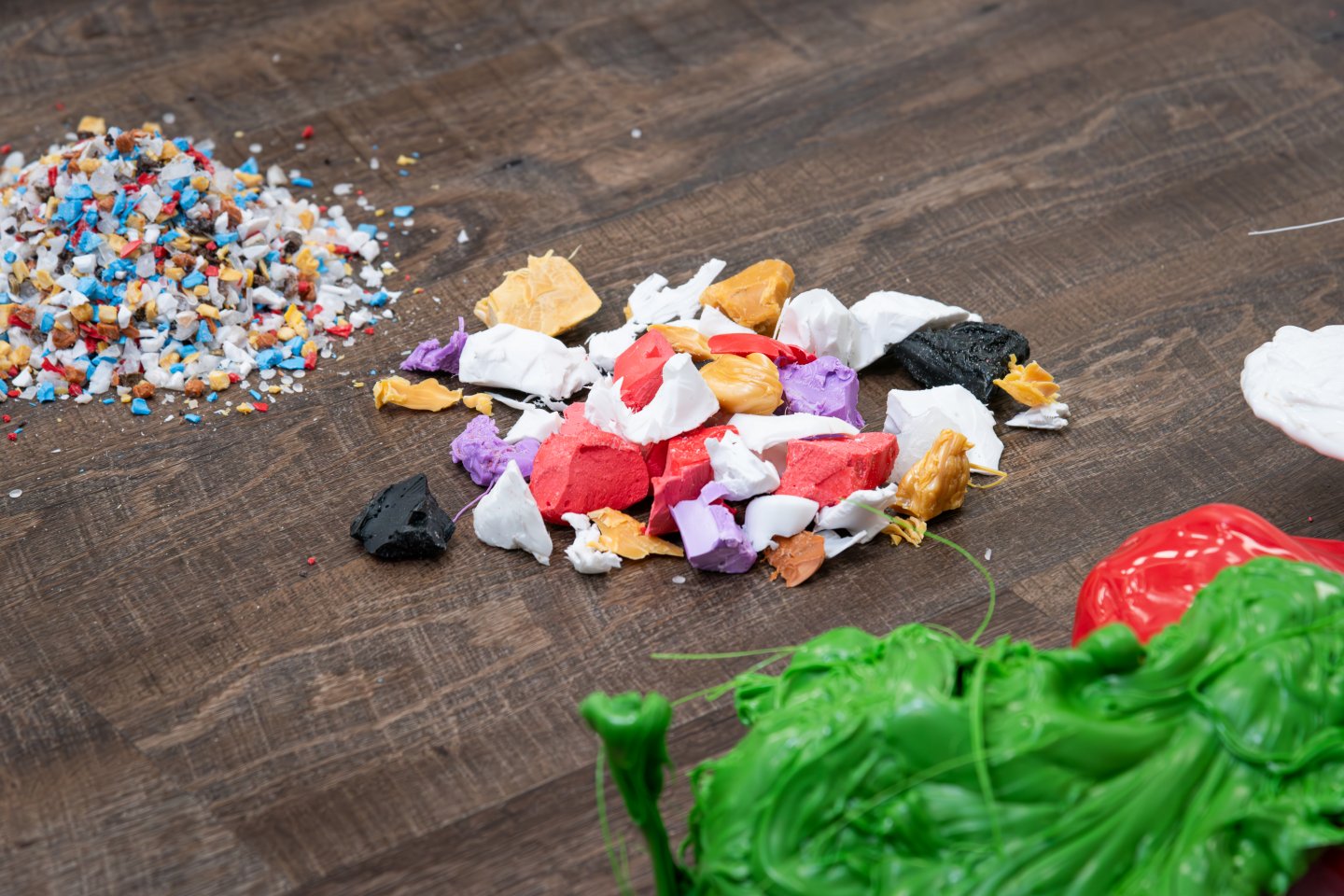 plastic purge shredding | Plastic Recycling, Inc.