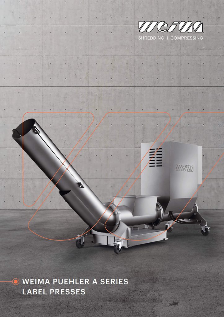 Compact drainage press A.300 for labels and tags