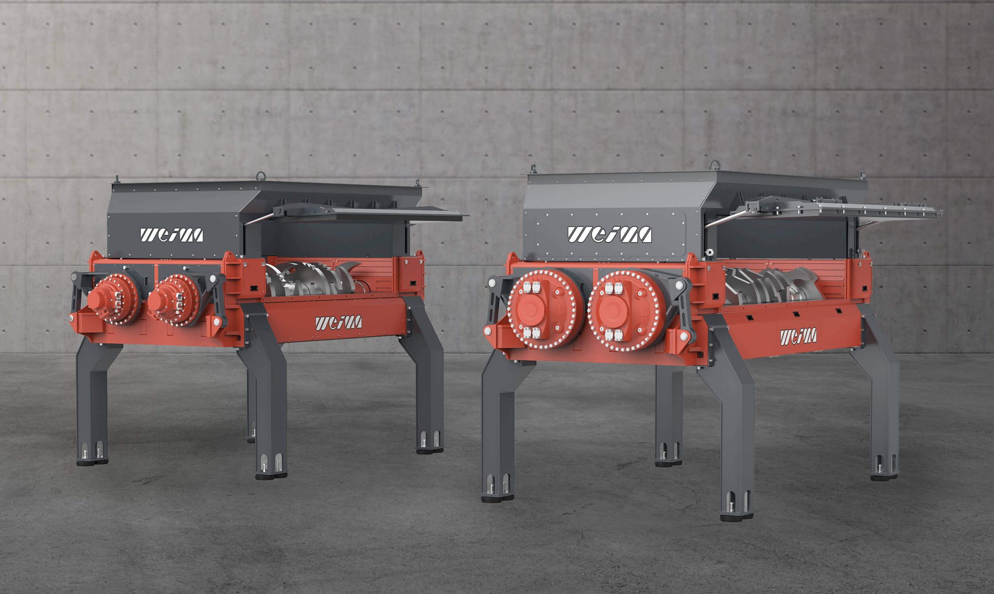 Types of machines for shredding WEIMA