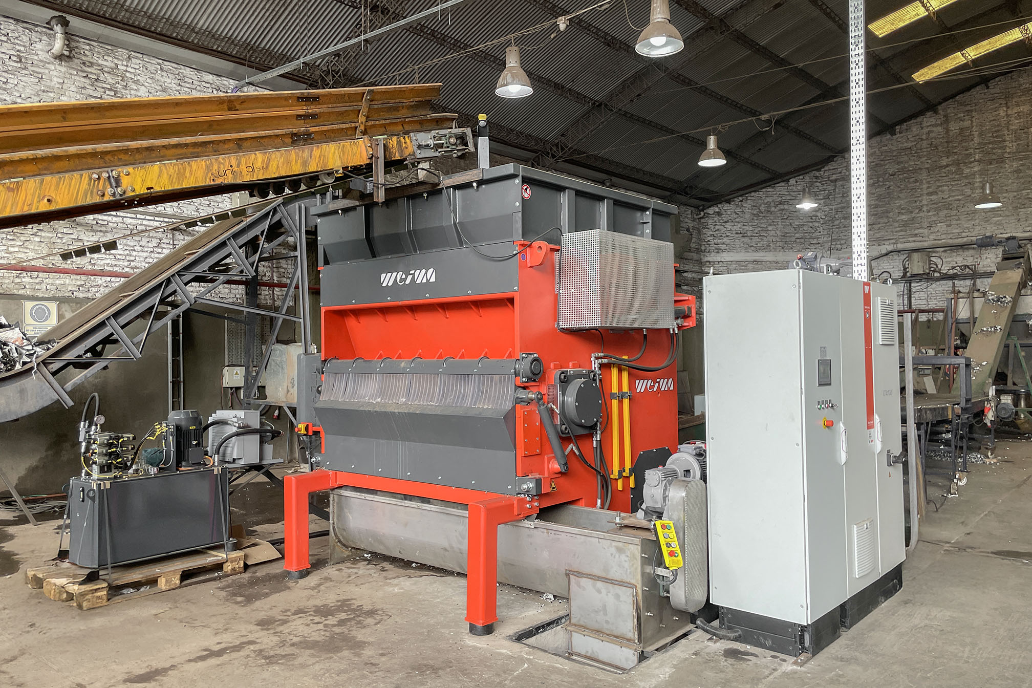 Industrial shredders & compressing technology by WEIMA